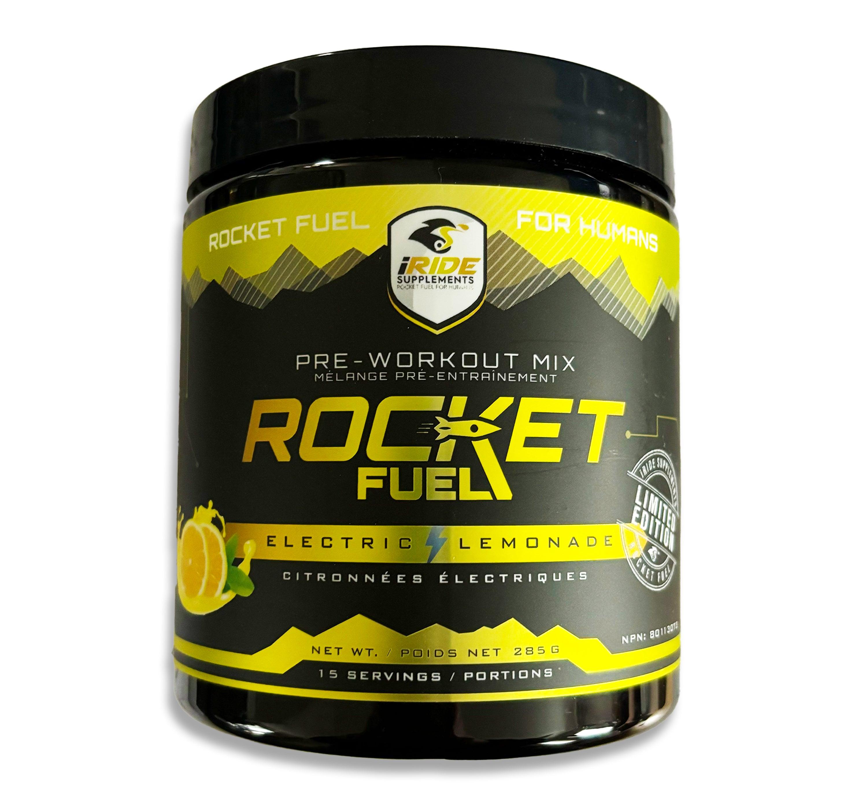 *Electric Lemonade* Rocket Fuel Pre-Workout (15 Servings) – iRide ...