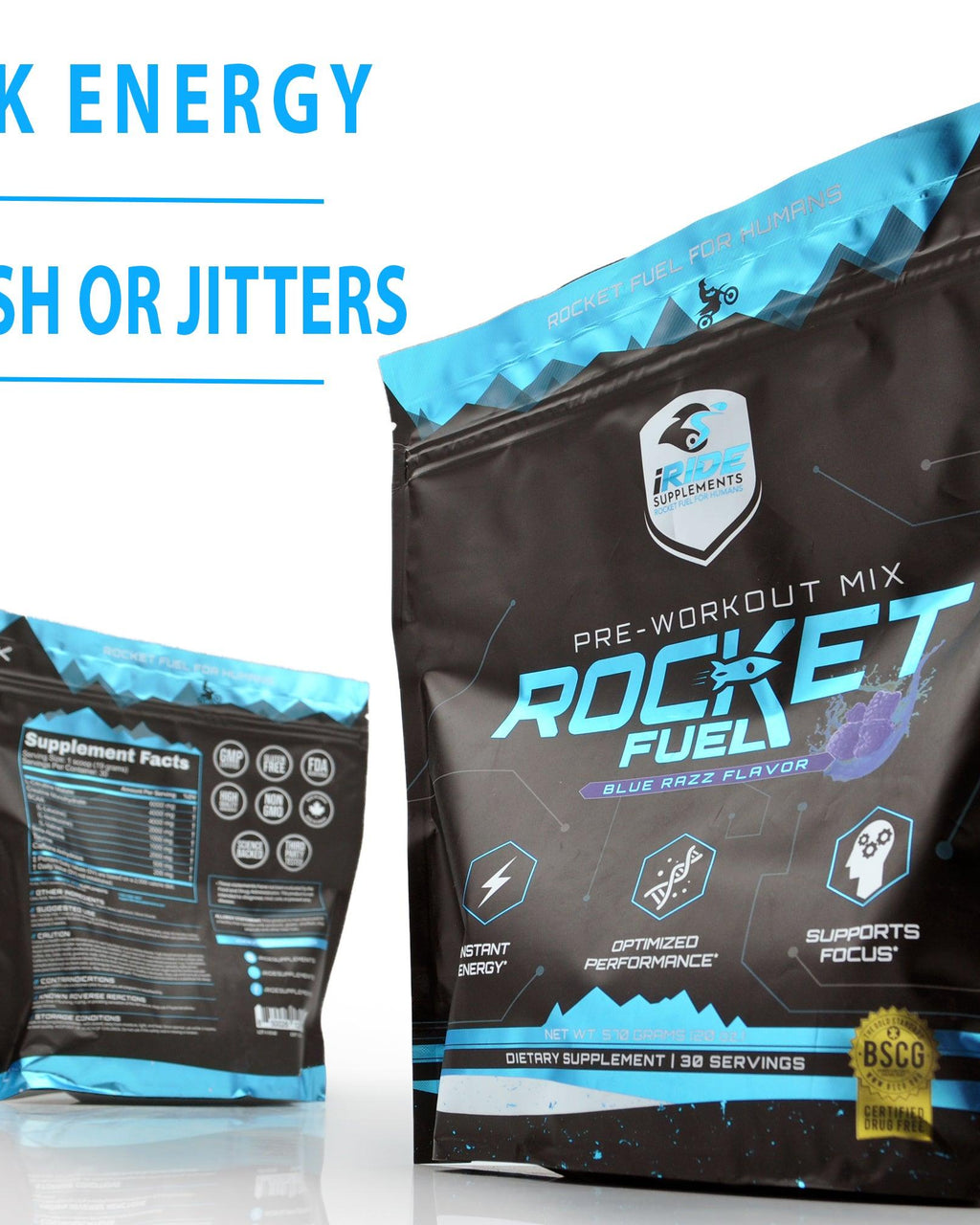 *Blue Raz* Rocket Fuel Pre-Workout
