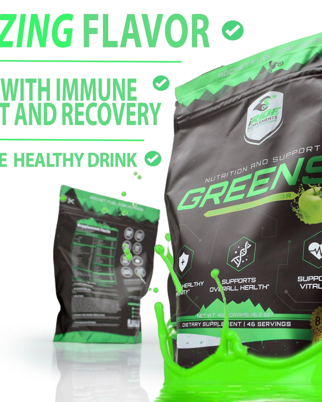 Greens Superfood Formula (Green Apple flavor)